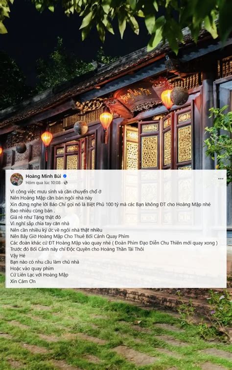 Nam Nghệ Sĩ Vbiz Gây Xôn Xao Khi Rao Bán Biệt Phủ Trăm Tỷ Với Giá Bất