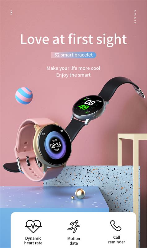 Fitness Tracker Smart Bracelet Heart Rate Monitor Blood Pressure Oxygen Black Fitpro S