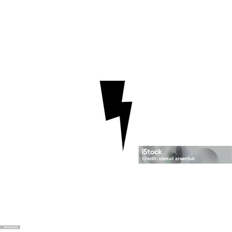 Flash Et Icône De La Foudre Orage Boulon Signe Symbole De La Foudre Et