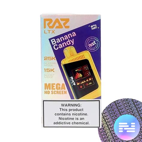 🍭 Banana Candy Raz Ltx 25000 Disposable Vape