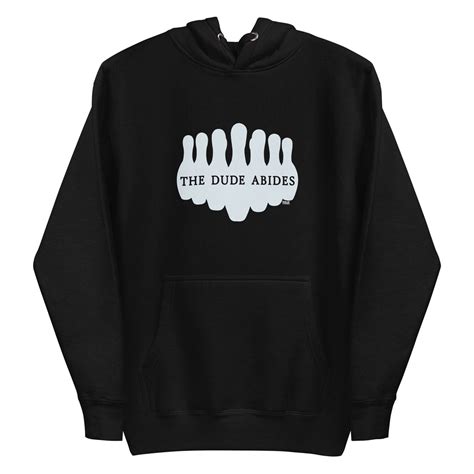 The Dude Abides Cool Classic Pullover Hoodie Retro Big Lebowski