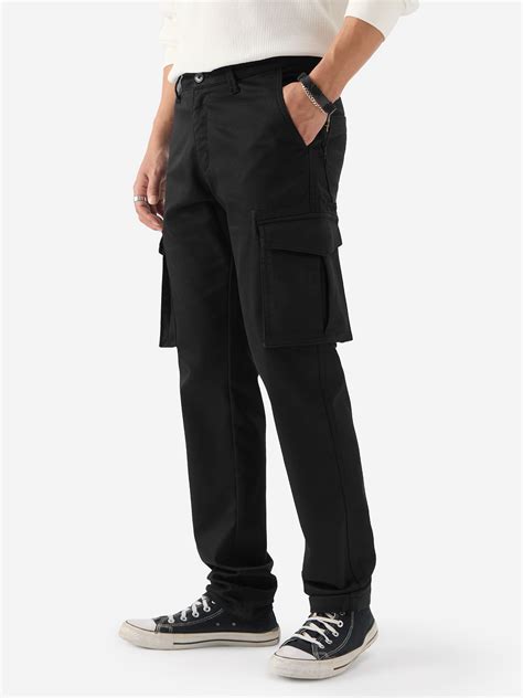 Buy Solids Onyx Men Cargo Pants Online