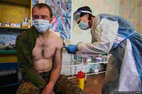 Вакцинація військових Фоторепортаж з Авдіївки