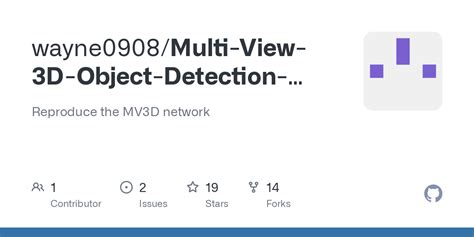 github wayne0908 multi view 3d object detection network for