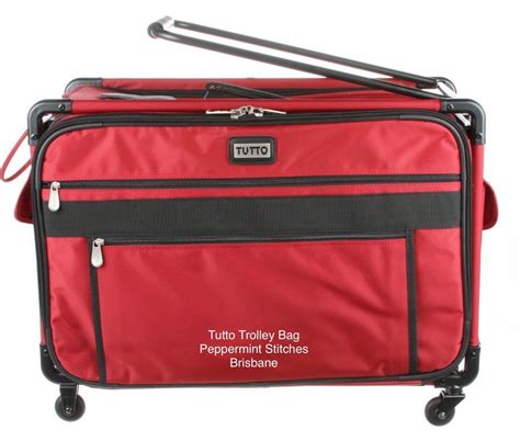 Tutto Sewing Machine Case On Wheels Xx Large 28in Cherry Red