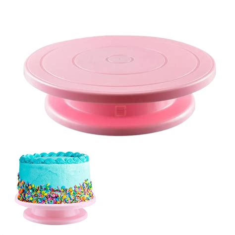 Plastic Rotating Cake Turntable 28cm The Baking Therapy