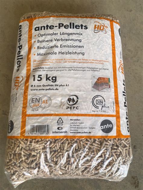 15kg Bsl Approved Biomass Wood Pellets Pallet 65 Bags Red Horse