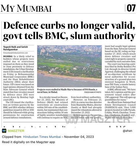 Satish Nandgaonkar On Linkedin Realestate Redevelopment Defence Guidelines