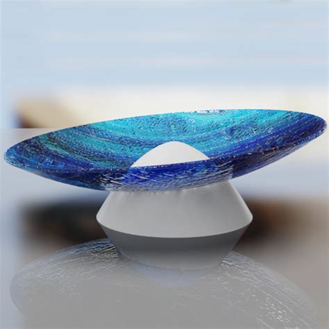 Lune Design Mare Di Stromboli Piatto Centrotavola In Vetro Fusione