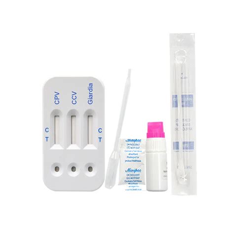 Canine Combined Triple Ccv Ag Cpvgiardia Ag Rapid Test Kit For
