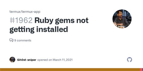 ruby gems not getting installed · issue 1962 · termux termux app · github
