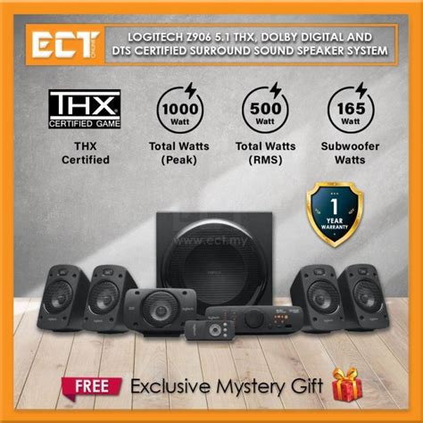Logitech Z Thx Dolby Digital And Dts Certified Surround Sound Speaker System Lazada