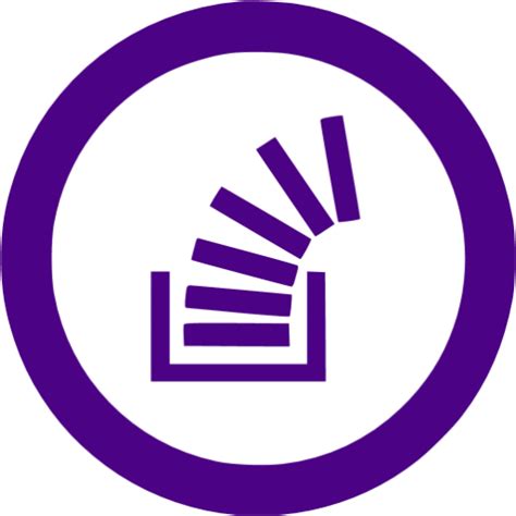Indigo Stackoverflow 5 Icon Free Indigo Site Logo Icons