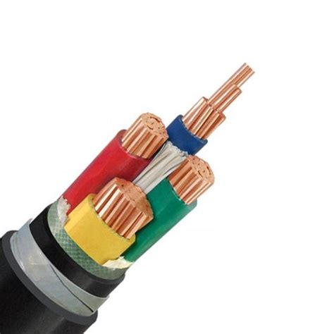IEC60502 0 6 1KV XLPE Insulated Power Cable 4 Cores PVC Sheathed 350