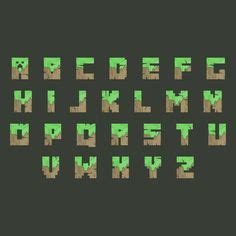 Minecraft Font Generator Ideas Minecraft Font Minecraft Minecraft Party