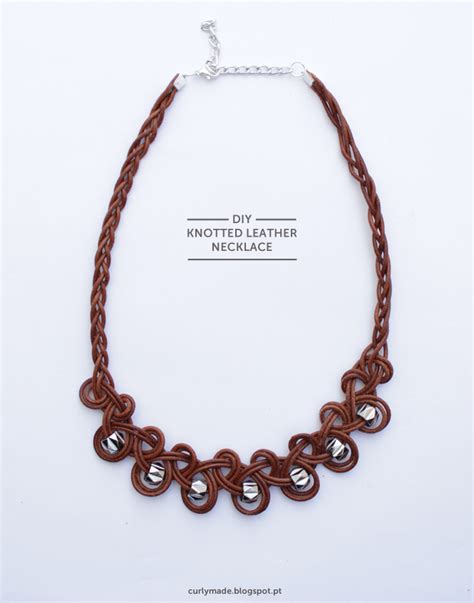 Knotted Leather Cord Necklace Tutorial The Beading Gem