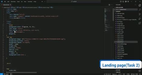Harshada Ahire On Linkedin Codsoft Webdevelopment Webdesign Landing
