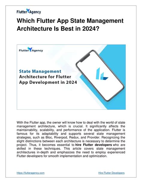 Ppt Flutter App State Management Architecture In 2024 A Comprehensive Guide Powerpoint