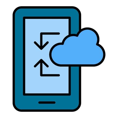 Premium Vector Phone Sync Icon