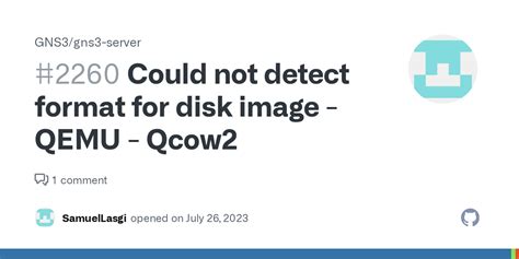 Could Not Detect Format For Disk Image Qemu Qcow2 · Issue 2260