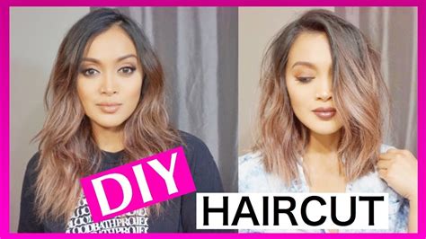Haircut At Home Short Hair Wavy Haircut