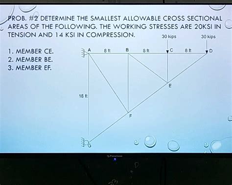 PROB 2 DETERMINE THE SMALLEST ALLOWABLE CROSS StudyX