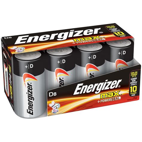 Energizer Alkaline D Battery 8 Pack E95FP 8 The Home Depot