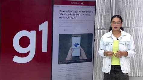 Vídeo G1 em 1 minuto RO mais de 30 mil rondonienses devem receber no