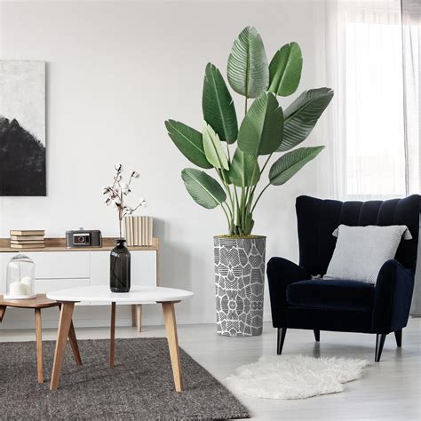 Artificial Tree I Cotemporary Geometric Patter Plater Fake Of Paradise