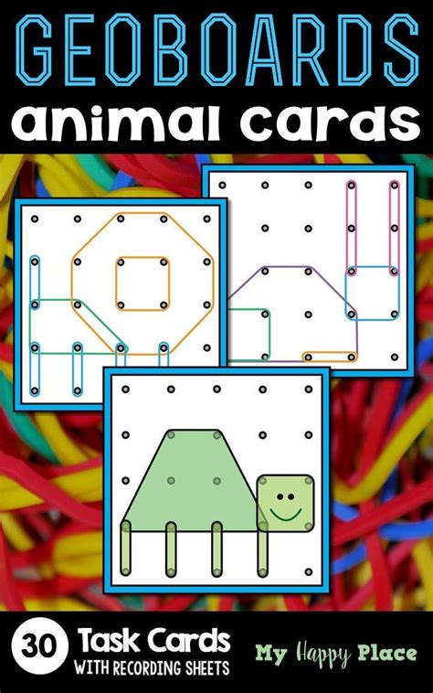 Geoboard Patterns Free Printable Educational Printable Activities
