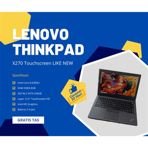 Jual Laptop Layar Sentuh Terbaik Untuk Kerja Berat Skripsi Tugas Sekolah Lenovo X