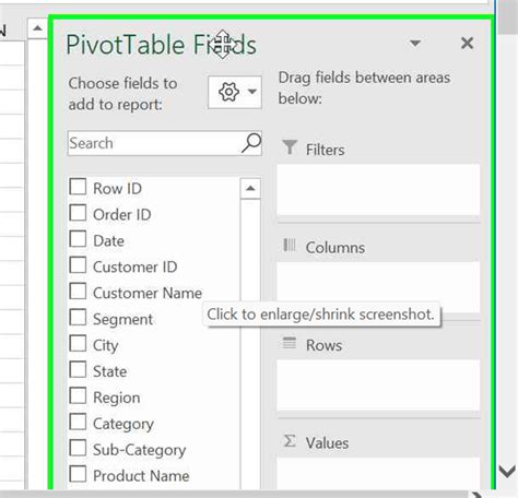 Summarizing The Data Using Pivot Tables In Excel Basics