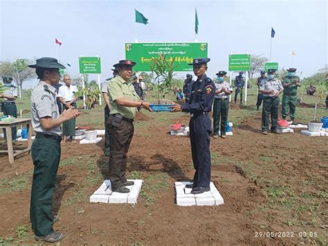 ပန်း တောင်းမြို့နယ်တွင် ၂၀၂၂ ခုနှစ်၊ မိုးရာသီ အကြို သစ်ပင်စိုက်ပျိုးပ