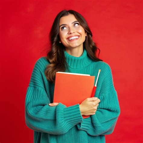 A Cheerful College Girl Dreams About Receiving Her Degree Carrying