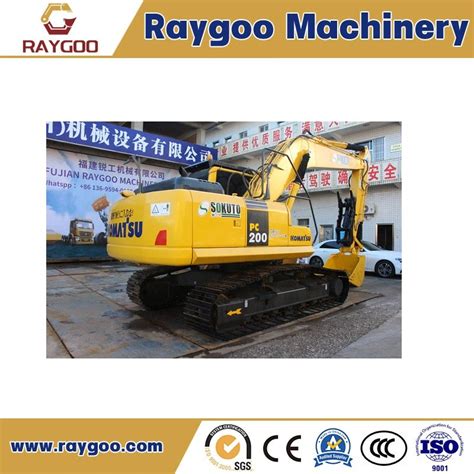 Used Japan Komatsu PC Ton Crawler Backhoe Digger Excavator With Standard Bucket And