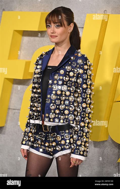 London Uk April 4th 2024 Ella Purnell Arriving At The Fallout Uk