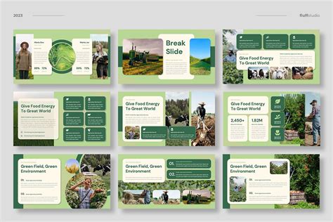 Greenary Agriculture Powerpoint Template Powerpoint Template Powerpoint Presentation Design