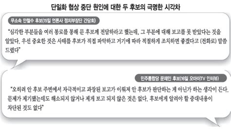 朴·文·安 대선 전쟁 文 우리에 맡겨라 작심반격