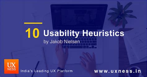 10 Heuristic Principles Jakob Nielsens Usability Heuristics ~ Uxness Ux Design Usability
