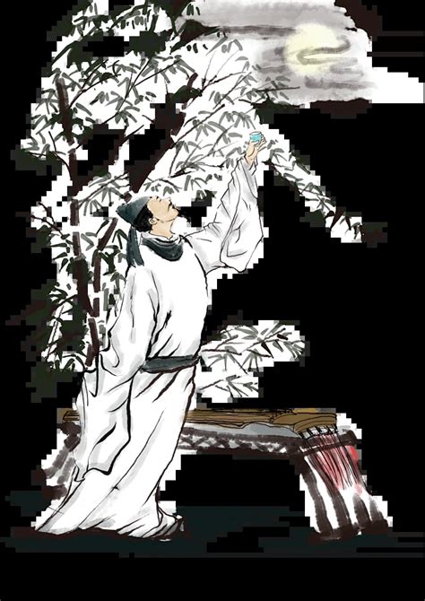 古代诗人李白杜甫白居易png 免抠素材 43 花瓣网