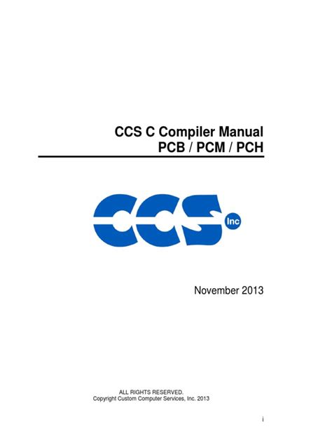 Manual Programación De Microcontroladores En Ccs Pic C Pdf