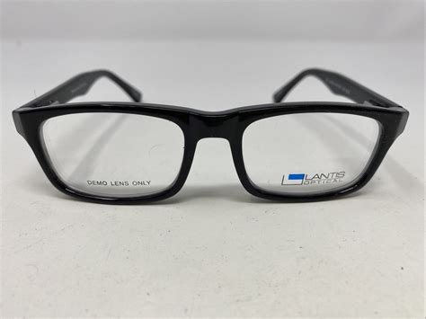 Lantis Optical L8030 Blk 44 16 125 Black Full Rim Plastic Eyeglasses