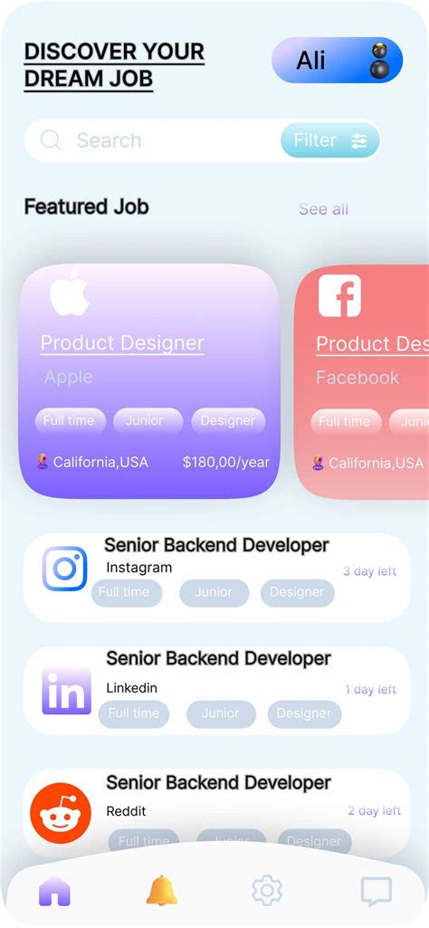 Entry 9 By Alioseja For Job Board Ux Pdf Output Freelancer