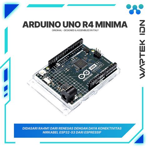 Jual Arduino Uno R4 Minima Original Made In Italy Shopee Indonesia