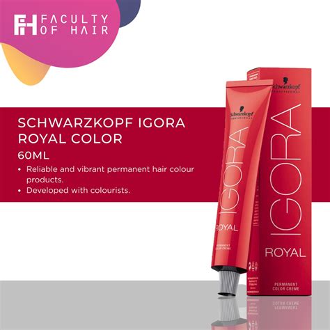 Schwarzkopf Igora Royal Color 60ml Shopee Malaysia