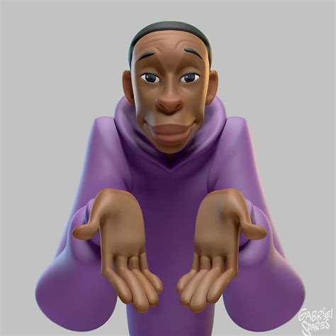 Just A 3D Illustration Of Khaby Lame By Gabriel Soares Random 3d
