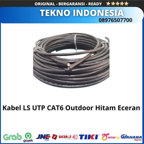 Jual Kabel Ls Utp Cat6 Outdoor Hitam Eceran Kota Semarang Tekno