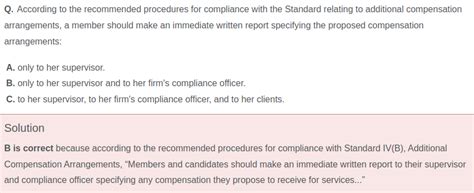 Ethics Question Cfa L1 R Cfa