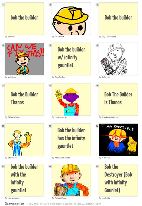 Bob The Builder Drawception