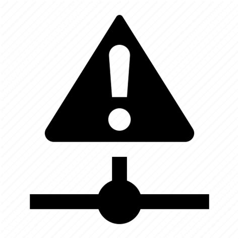 Alert Caution Connection Error Network Warning Icon